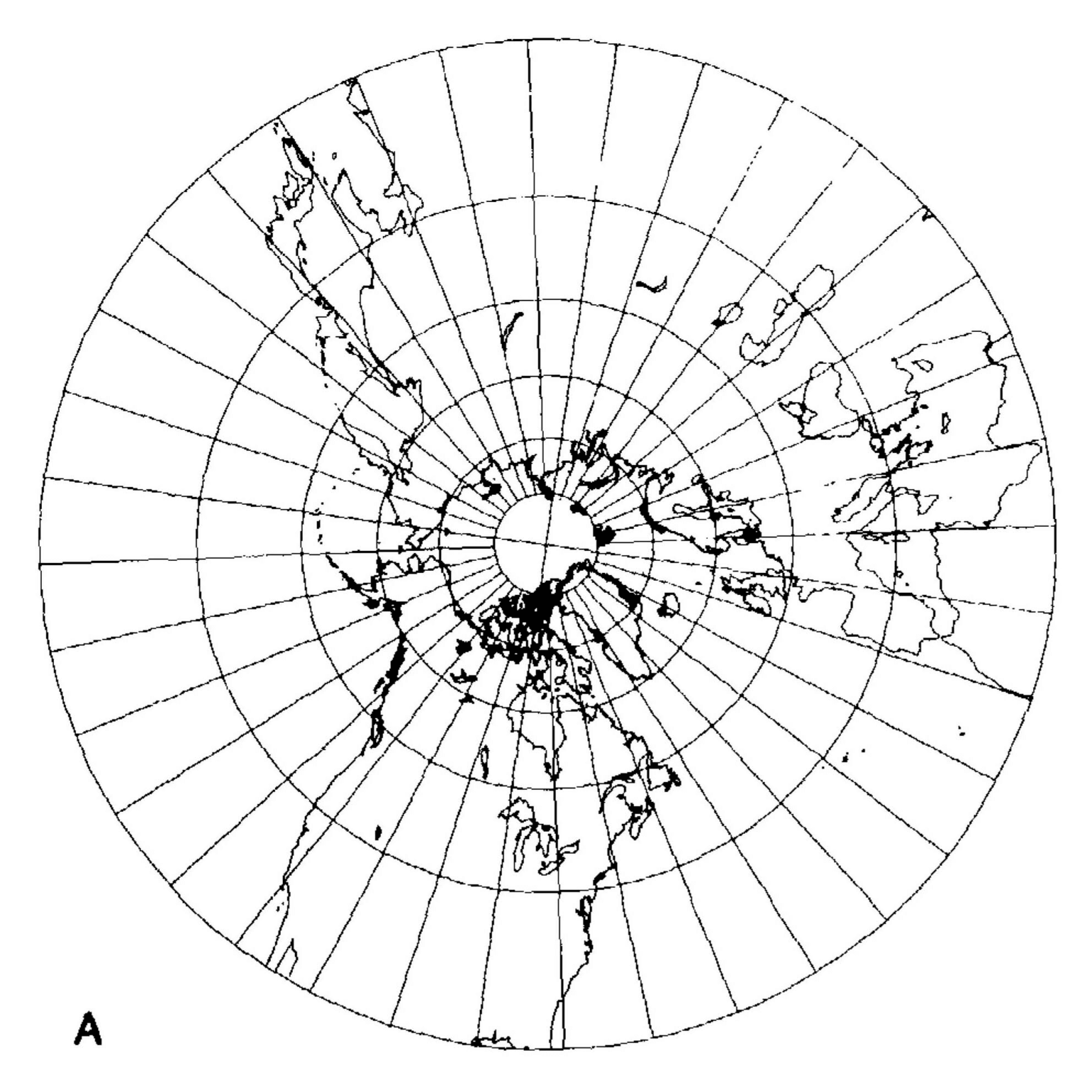 Gnomonic Polar Zenithal Projection - Mapping Around